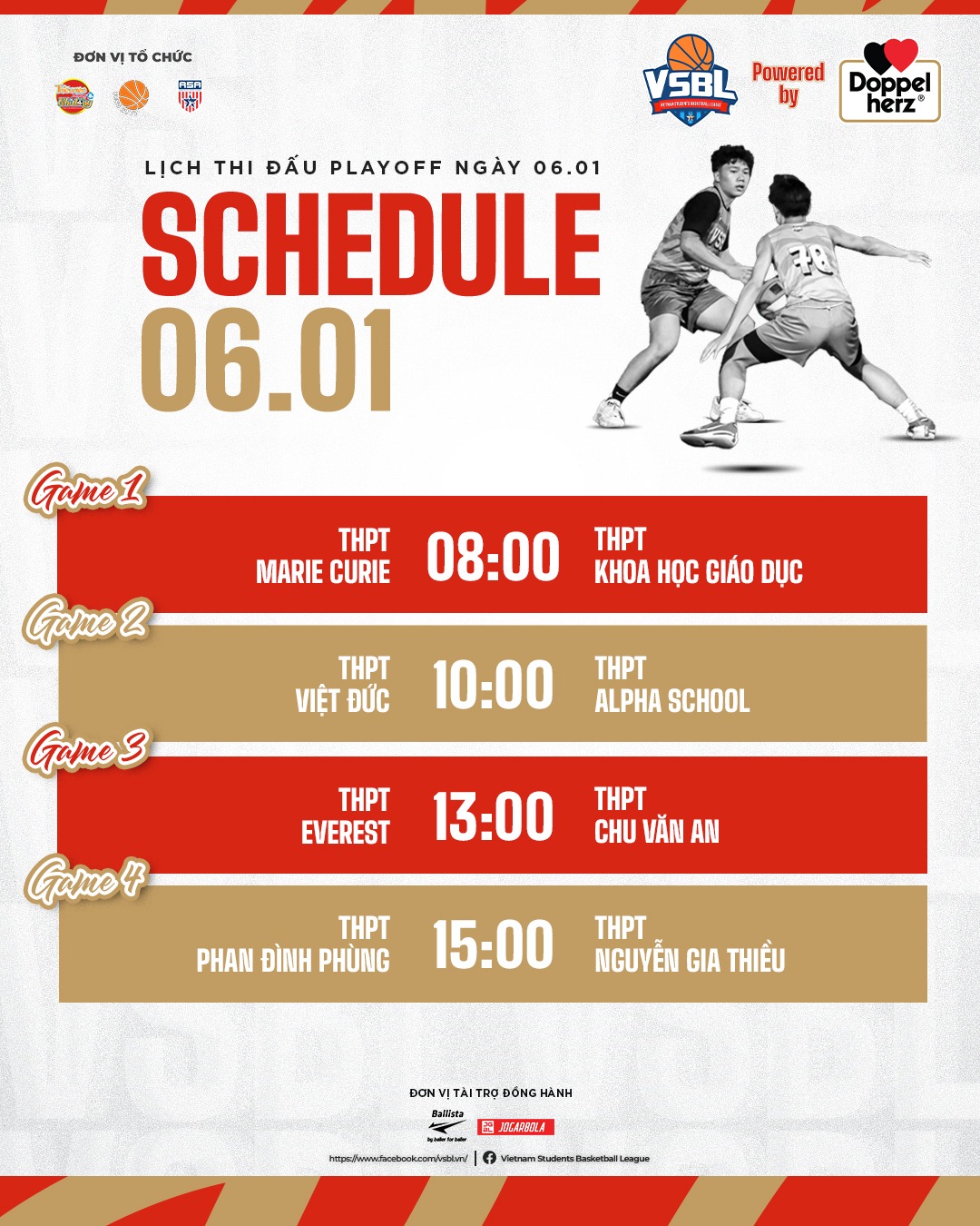 Lịch thi đấu VSBL 2023-2024 ngày 6/1: Vòng Playoff chính thức bắt đầu